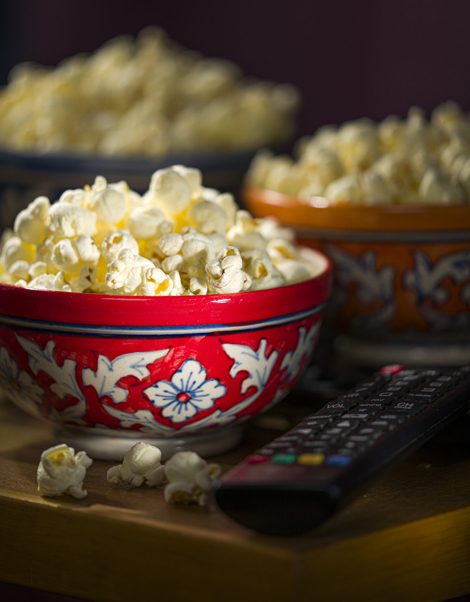 Popcorn Movie Night—How To Light Without Photo Lighting Gear